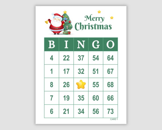 Christmas Bingo Templates - 8 Free PDF Printables | Printablee