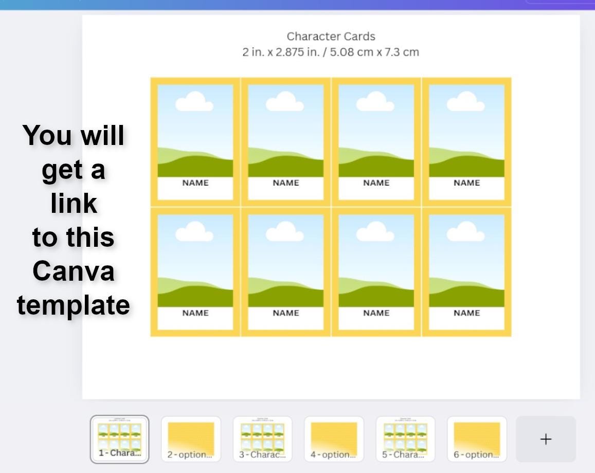 Make Custom Guess Who Game Pieces With My Canva Guess Who Template ...