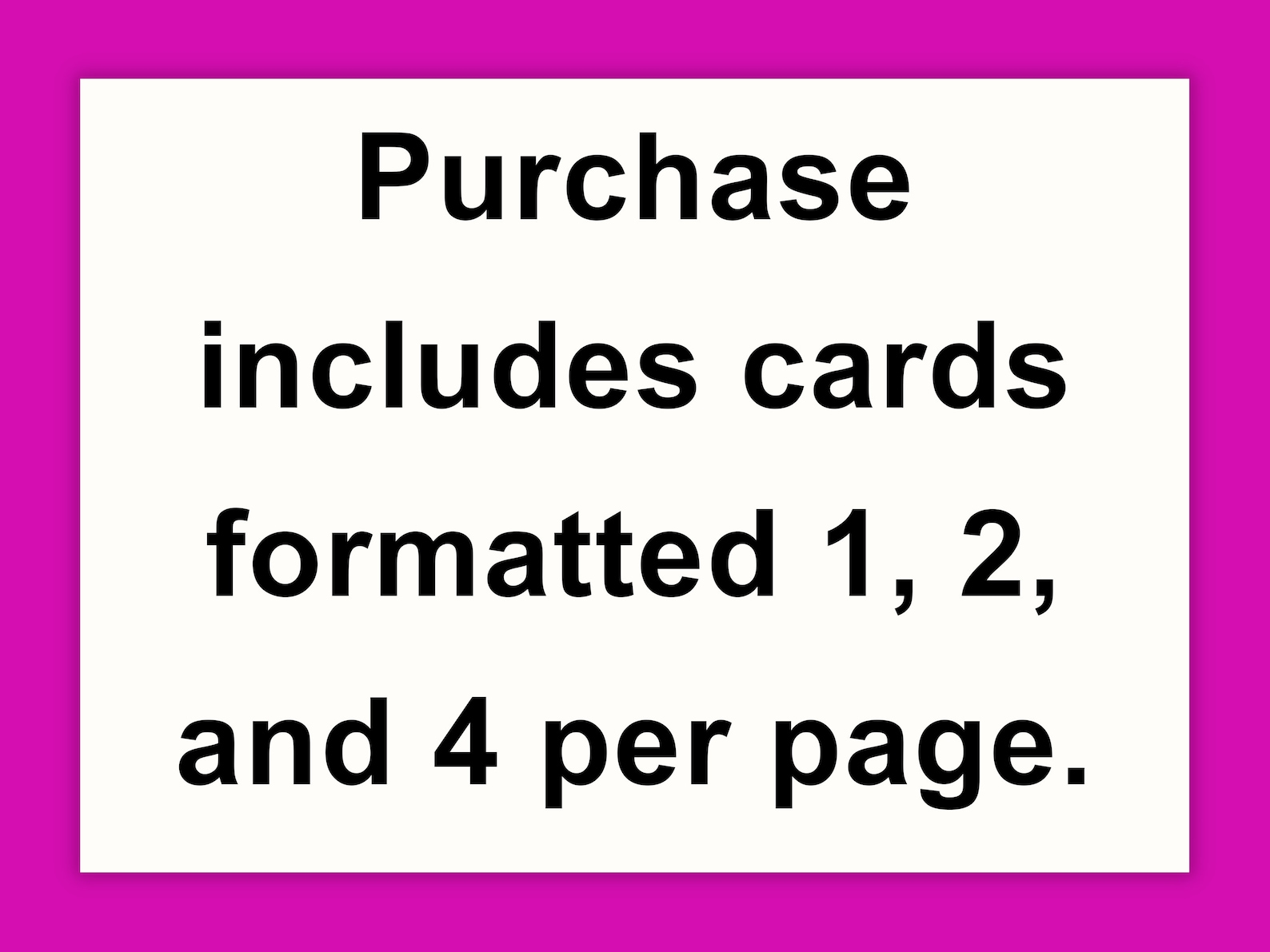 1000 Bingo Cards Pdf Download, 1, 2, and 4 per Page, Large Print ...