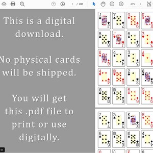 200 Poker Bingo Cards Set 1, Pdf Download, Instant Printable Fun Party ...