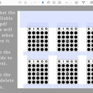 Editable Bingo Pattern Program Flyer, Easily Create Your Own 6 Game ...