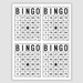 1000 Jumbo Bingo Cards Pdf Download, 1 per Page, Instant Printable Fun ...