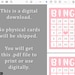 100 Bingo Cards Pdf Download, 1, 2, and 4 per Page, Instant Printable ...