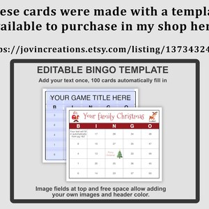 100 Thanksgiving Bingo Cards Pdf Download, 1 and 2 per Page, 50 Call ...