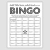 Editable Bingo Pattern Program Flyer, Easily Create Your Own 6 Game ...