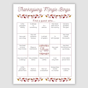 100 Thanksgiving Bingo Cards Pdf Download, 1 and 2 per Page, Instant ...