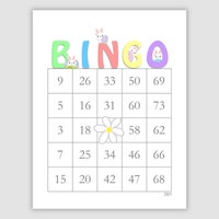Easter Bingo Game 30 Cards, Printable Happy Easter Bingo Cards, Game ...