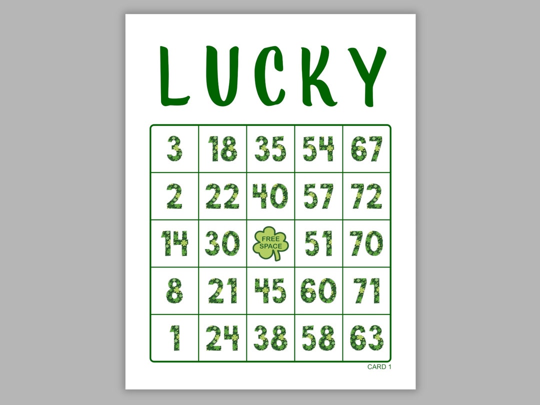 500 Bingo Cards Pdf Download, 1, 2, and 4 per Page, Instant Printable ...