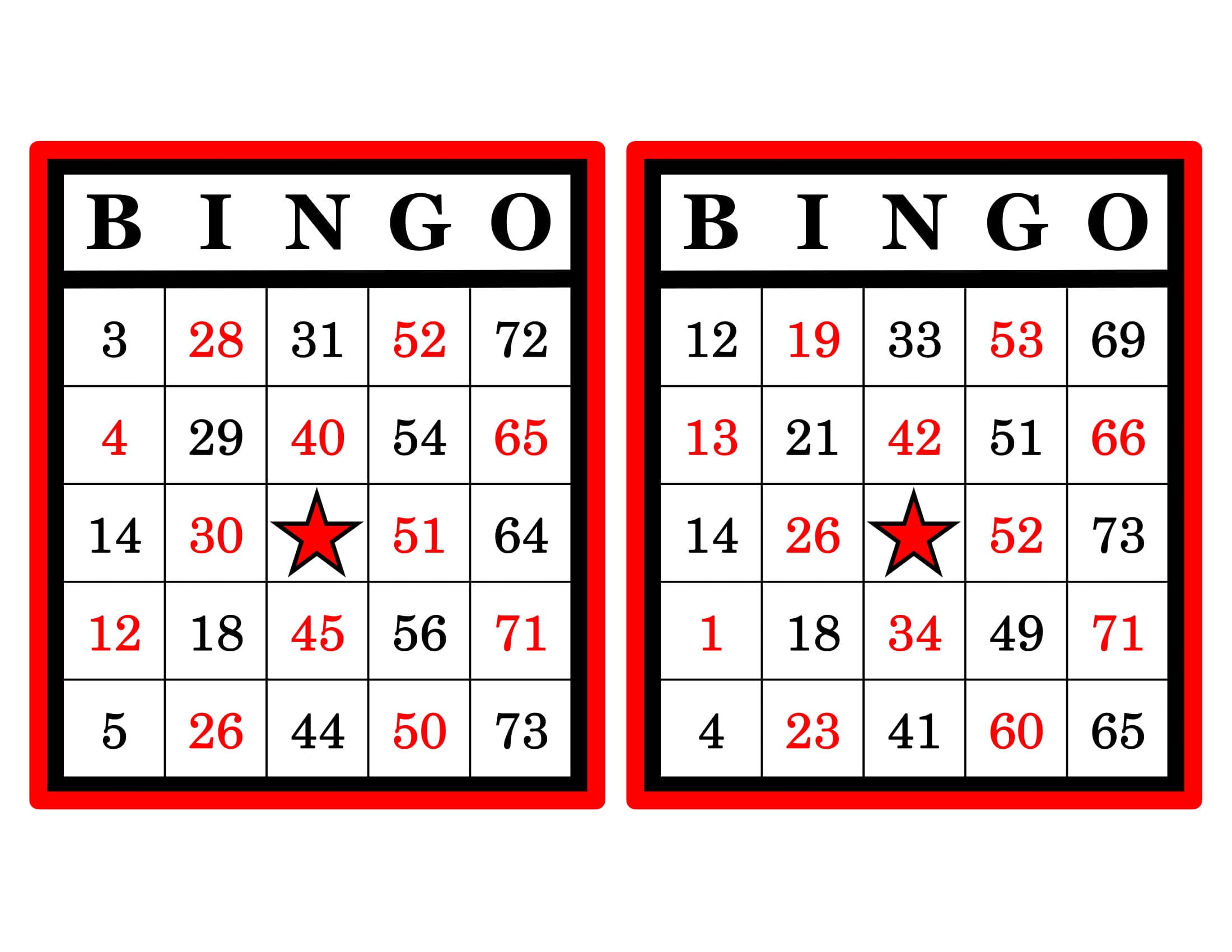 Bingo Cards 1000 Cards 2 Per Page Instant Pdf Download Red Etsy UK Bingo Cards 1000 Cards 2 Per Page Instant Pdf Download Red Etsy UK