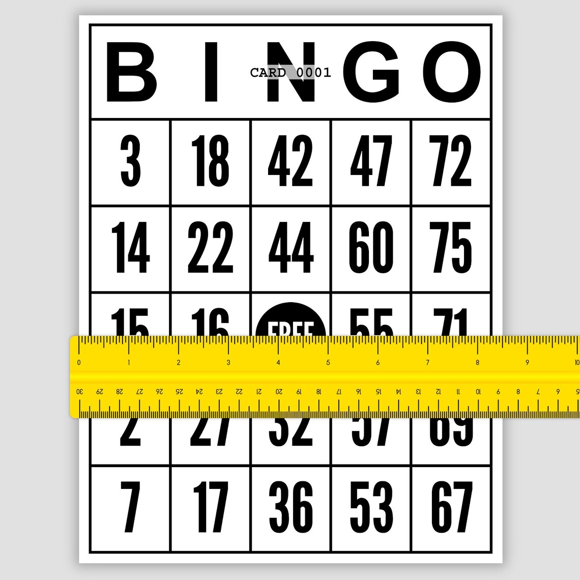 500 Jumbo Bingo Cards Pdf Download, Easily Print 1, 2, 4, 6, or 9 per ...