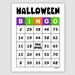 600 Halloween Bingo Cards PDF Halloween Bingo Print Out Printable Bingo ...