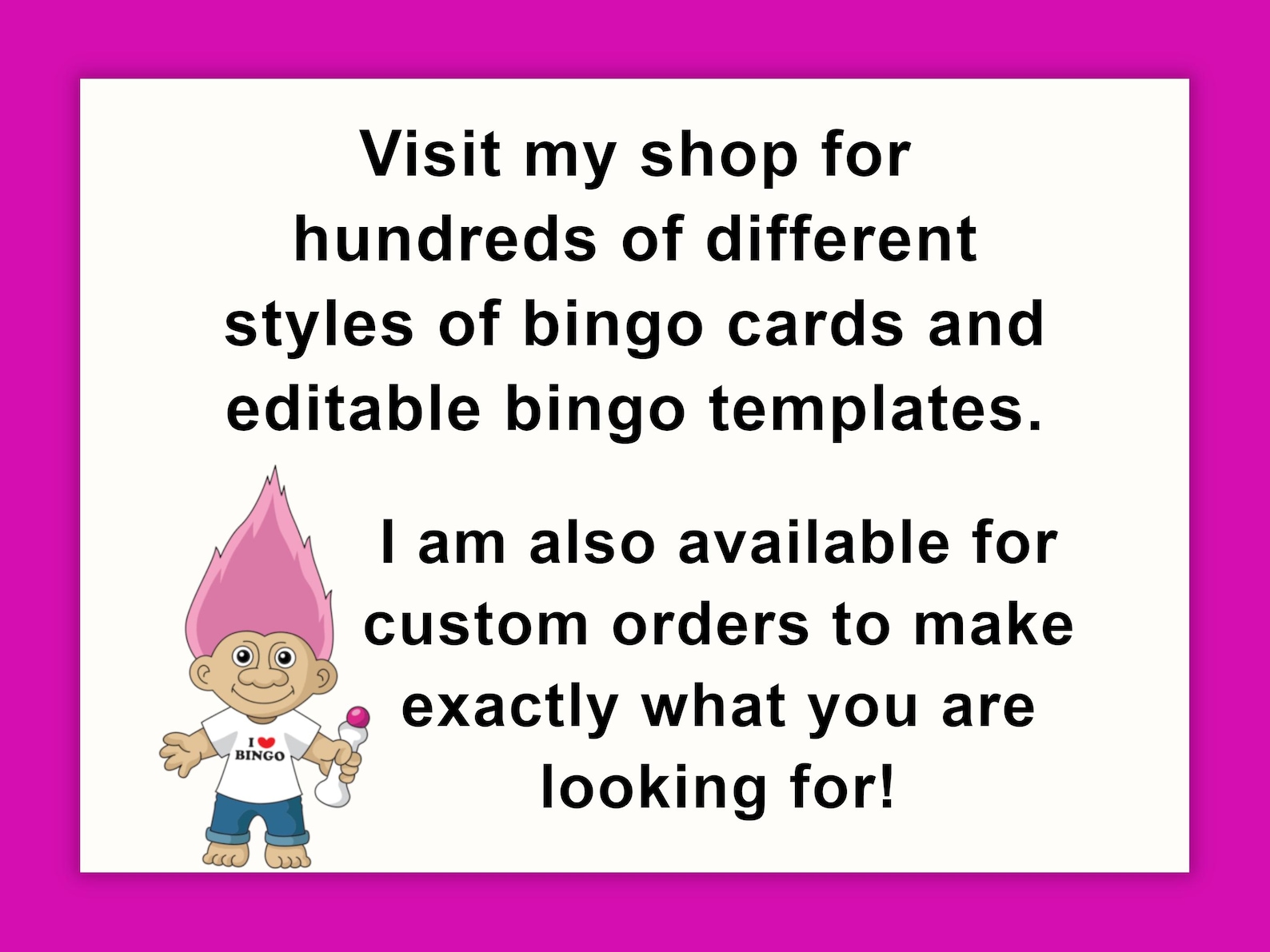 100 Unique Prefilled Baby Shower Bingo Cards, 1 and 2 per Page, Instant ...