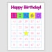 100 Birthday Bingo Cards, Pdf Download, 1 per Page, 75 Call, Instant ...