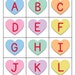100 Valentines Day Alphabet Bingo Pdf Download 1 per Page - Etsy