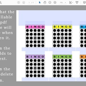 Editable Bingo Pattern Program Flyer, Easily Create Your Own 6 Game ...