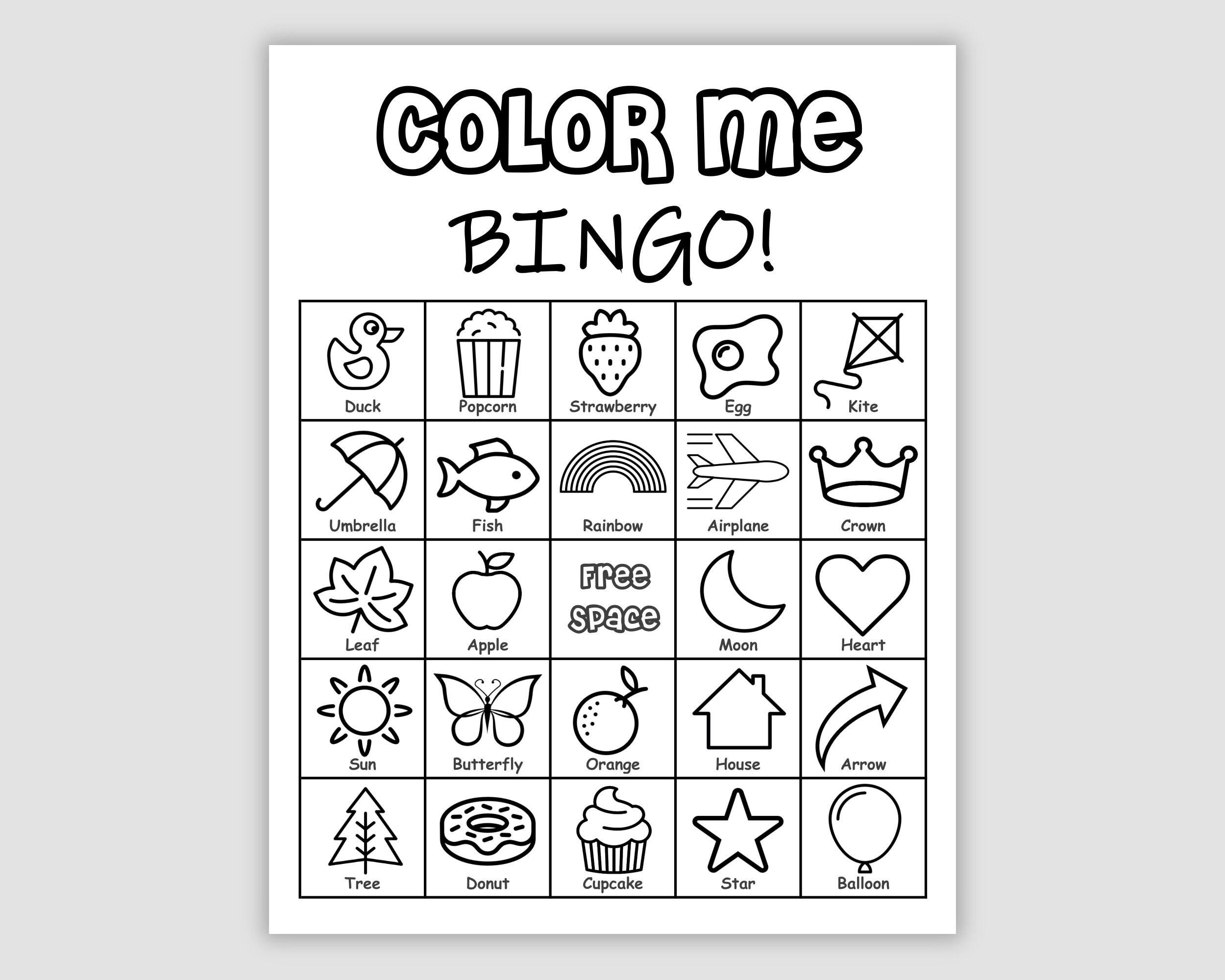 Christmas party Bingo game template Printable coloring pages♉ ...