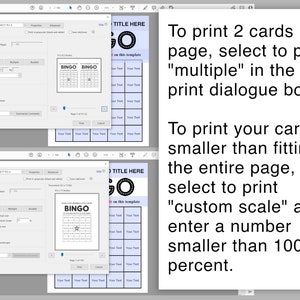 50 Editable Bingo Cards Template, 48 Call, Instant Pdf Download, All ...