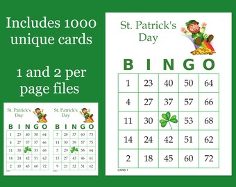Bingo Slide Cards - Etsy
