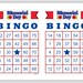 100 Memorial Day Bingo Cards, Pdf Download, 1, 2, and 4 per Page ...