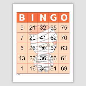 100 Bingo Cards Pdf Download, 1, 2, and 4 per Page, Instant Printable ...