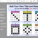 Editable Bingo Pattern Program Flyer, Easily Create Your Own 6 Game Patterns Using My Editable ...