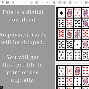 100 Poker Bingo Cards Set 3, 4 Colors, Pdf Download, Instant Printable ...