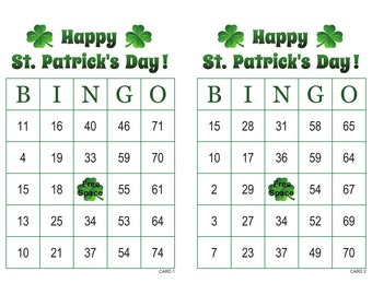 6000 Bingo Cards Pdf Download, 6 per Page, Instant Printable Fun Party ...