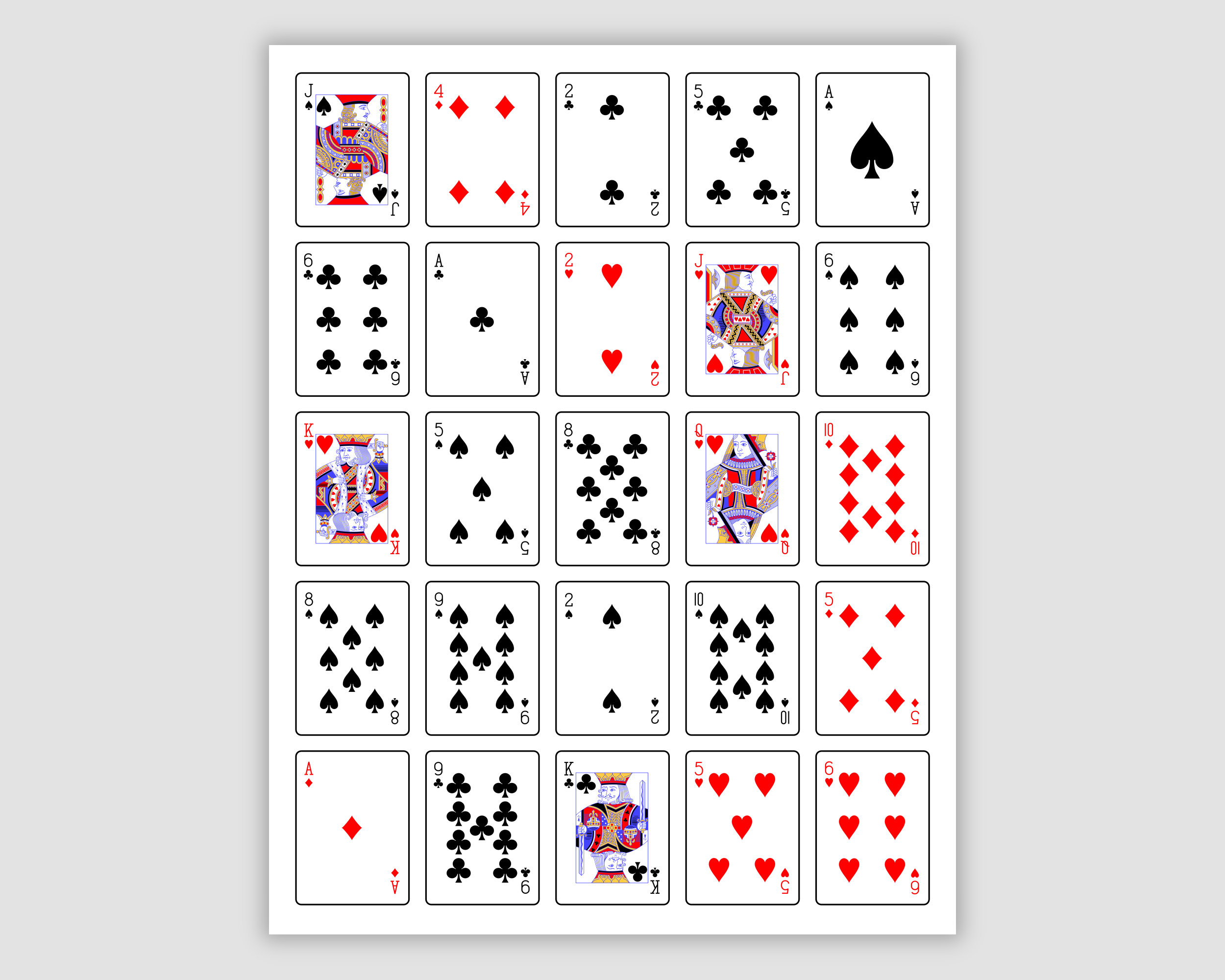 200 Poker Bingo Cards Set 1, Pdf Download, Instant Printable Fun Party ...