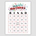 100 Birthday Bingo Cards Pdf Download, 1 per Page, 75 Call, Instant ...