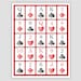 100 Poker Bingo Cards, Large Print, 4 Colors, Pdf Download, Instant ...