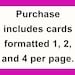 200 Bingo Cards Pdf Download, 1, 2, and 4 per Page, Large Print, 75 ...