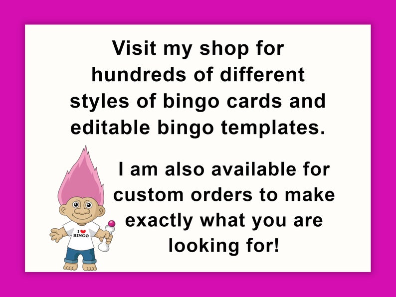 6 Autumn Bingo Patterns Program Flyer, Fall Bingo Patterns, Instant ...