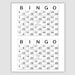 1000 Double Bingo Cards Pdf Download, 1, 2, and 4 per Page, Instant ...