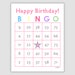200 Birthday Bingo Cards, Pdf Download, 2 per Page, 75 Call, Instant ...