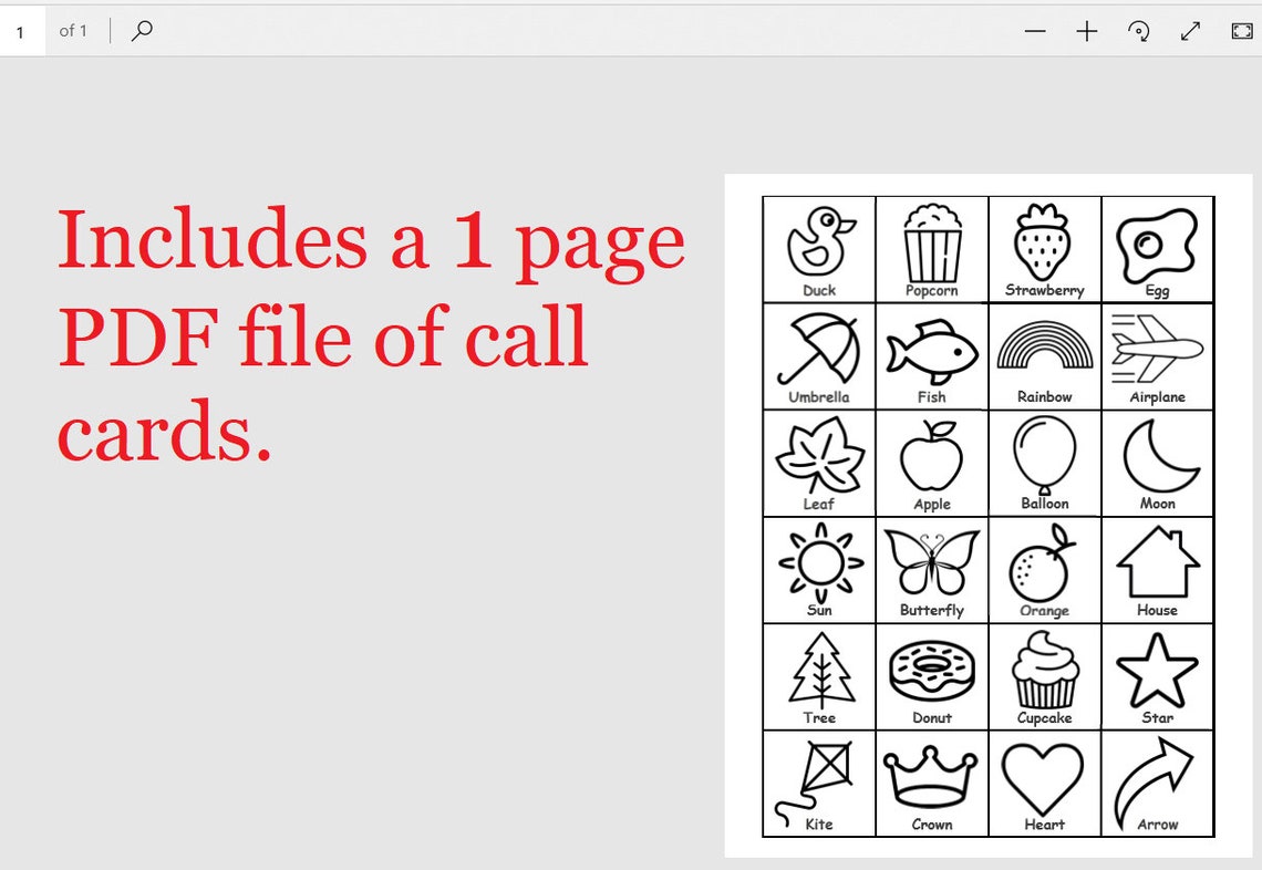 50 Bingo Cards Printable Pdf Download 1 per Page Fun Party - Etsy