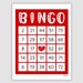1000 Valentine's Day Bingo Cards Pdf Download, 1, 2, and 4 per Page ...