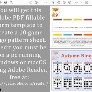 10 Game Editable Bingo Pattern Template Create A Custom Bingo Game ...