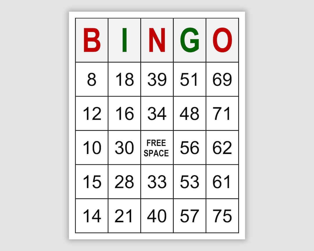 500 Jumbo Bingo Cards Pdf Download Easy Read Large Print Bingo Cards ...