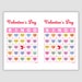 1000 Valentines Day Bingo Cards Pdf Download, 1, 2, and 4 per Page, 36 ...