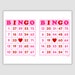 500 Valentines Day Bingo Cards Pdf Download, 1, 2, and 4 per Page ...