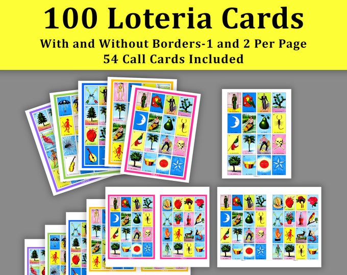 Mexican Lottery in English - Etsy