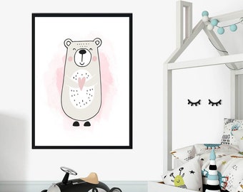 Animal poster | Etsy