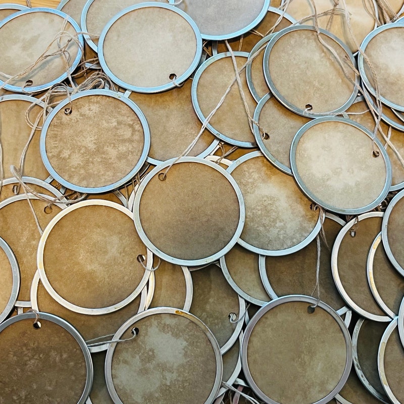 Tags With Metal Rim - Etsy