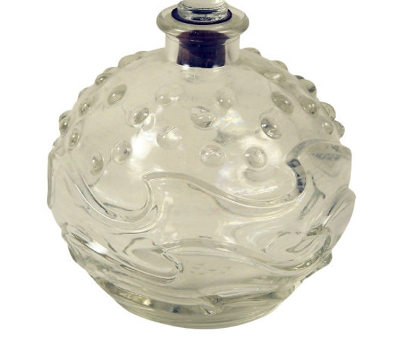 Antique Glass Perfume Cologne Scent Bottle Dolphin St… - Gem