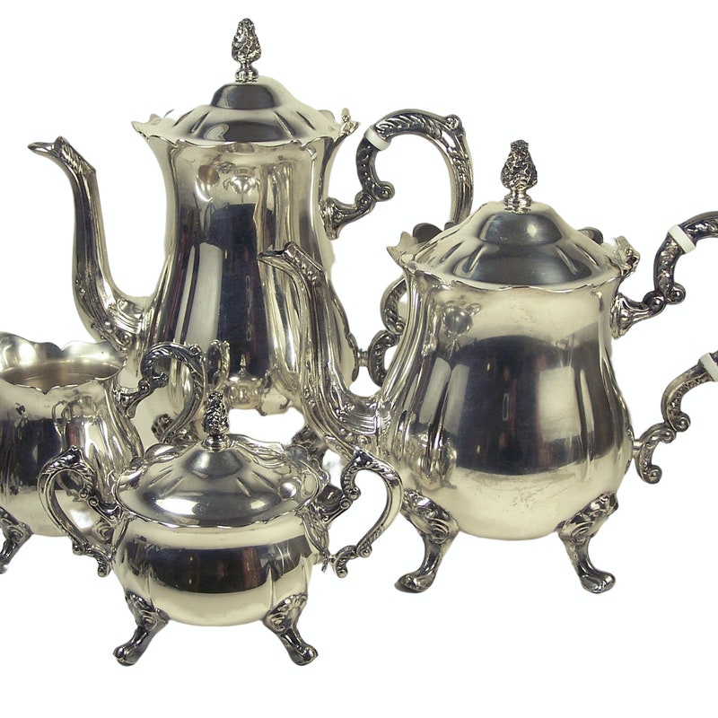 Silver Tea Set - Etsy