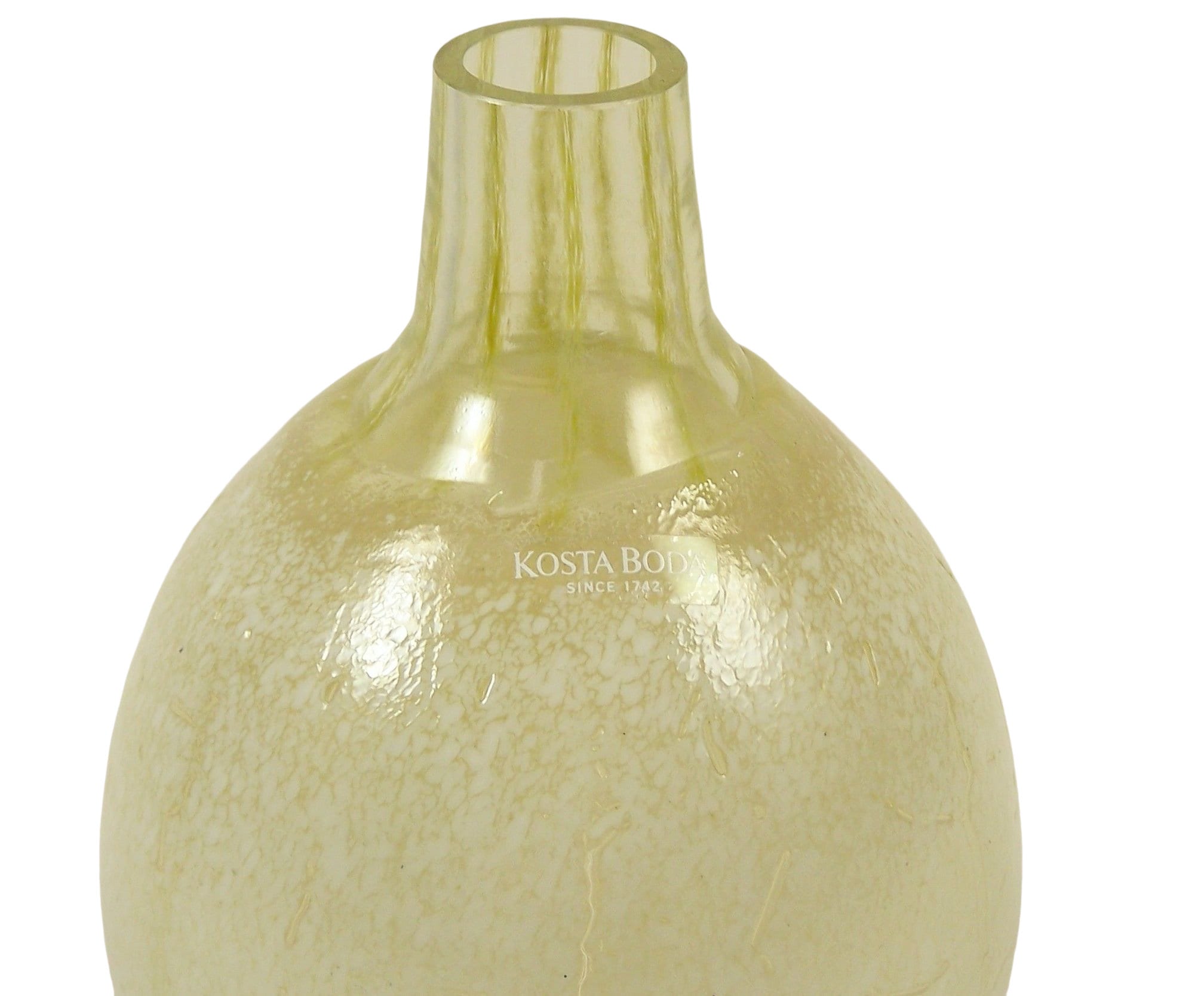Vintage Kosta Boda Vase Gunnel Sahlin Winter Garden Yellow Squash 5 1/2 ...
