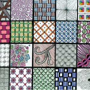 Coloring Page Instant Download Zendoodle, Tangle, Printable Doodle, for ...