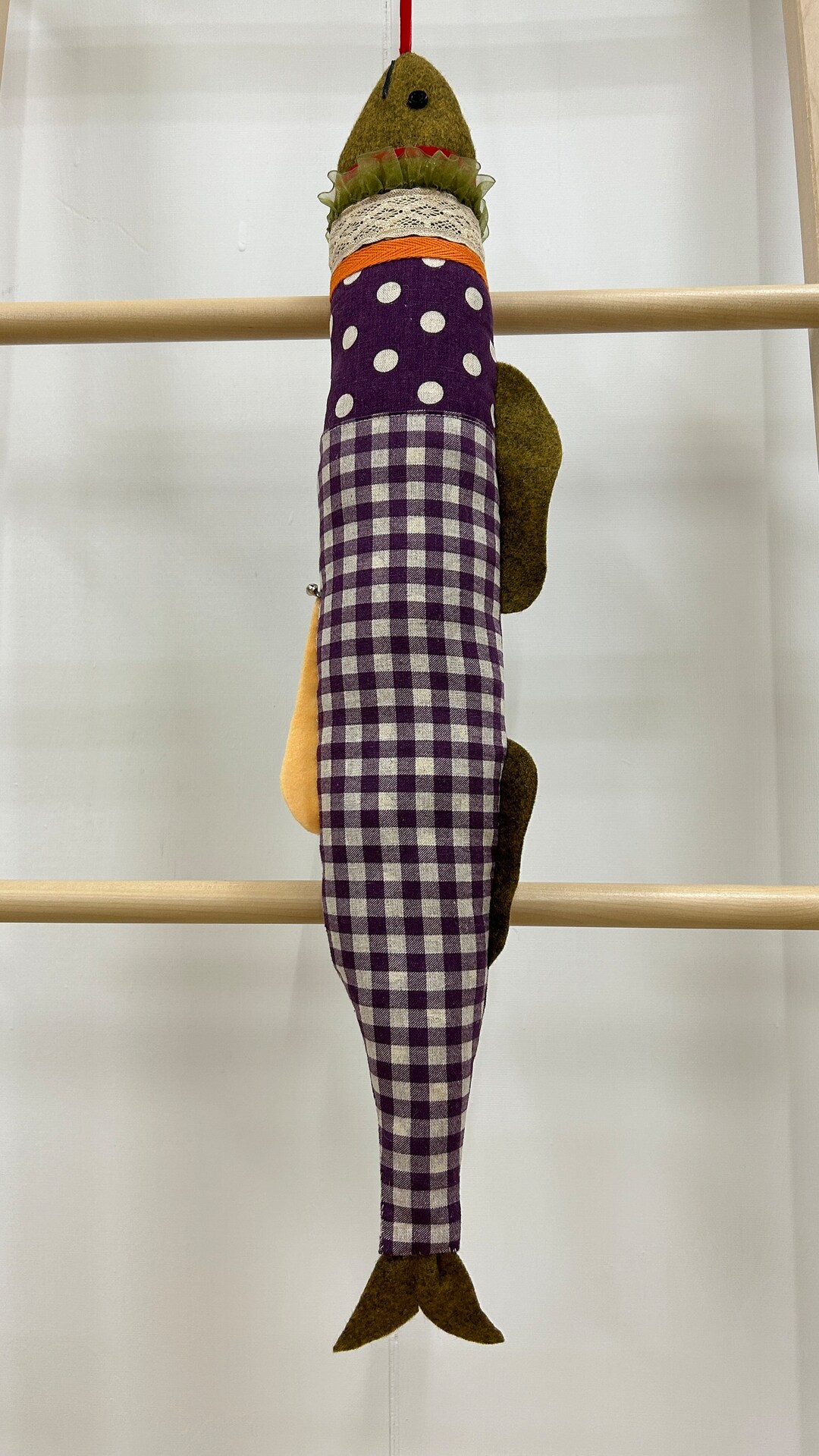 Fabric Fluffy Fish/purple for House Decor by Jingscreations - Etsy