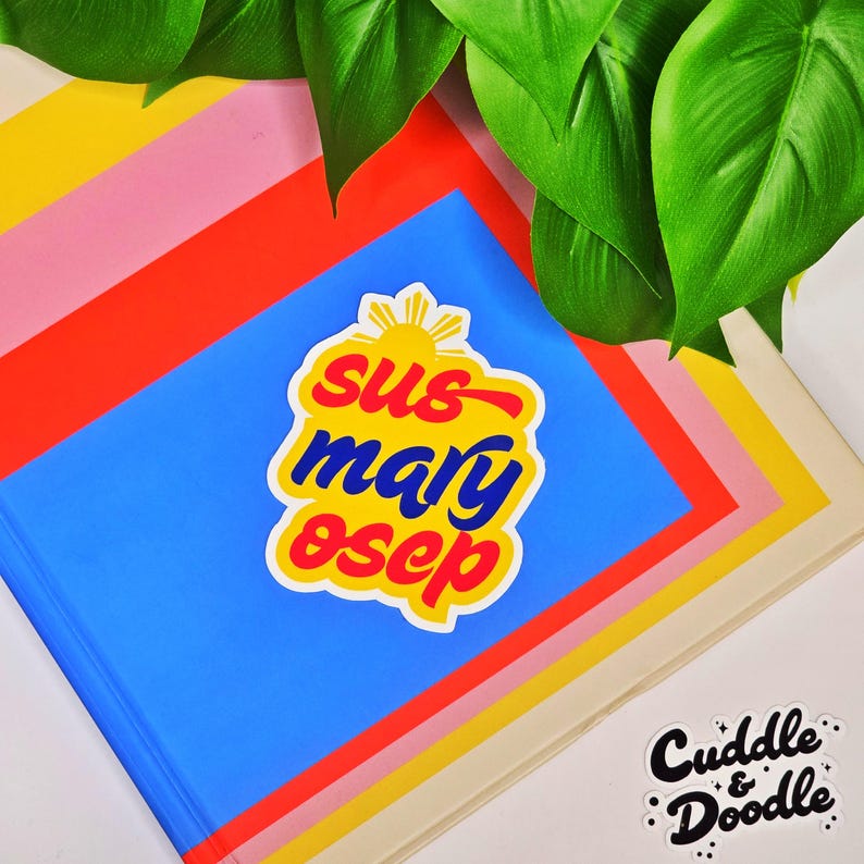 Susmaryosep Sticker: Filipino Tagalog Slang, Pinoy Sun Design - Etsy