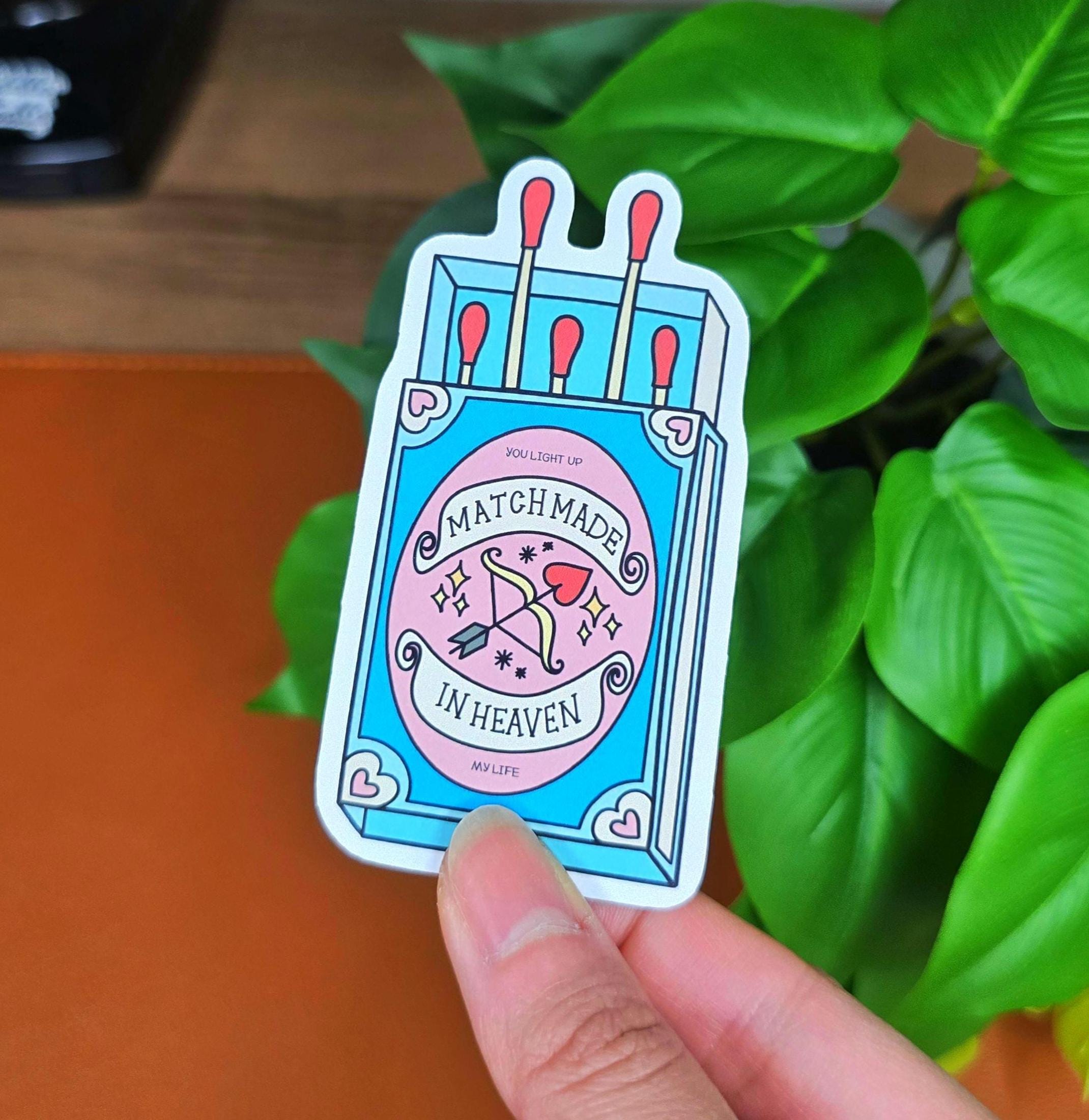 Match Made in Heaven Sticker: Vintage Matchbox Vinyl Decal - Etsy